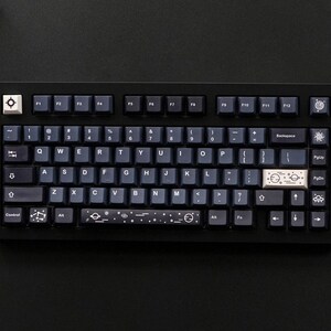 130 Keys Milky Way Keycap Set Cherry Profile Dye-sub - Etsy