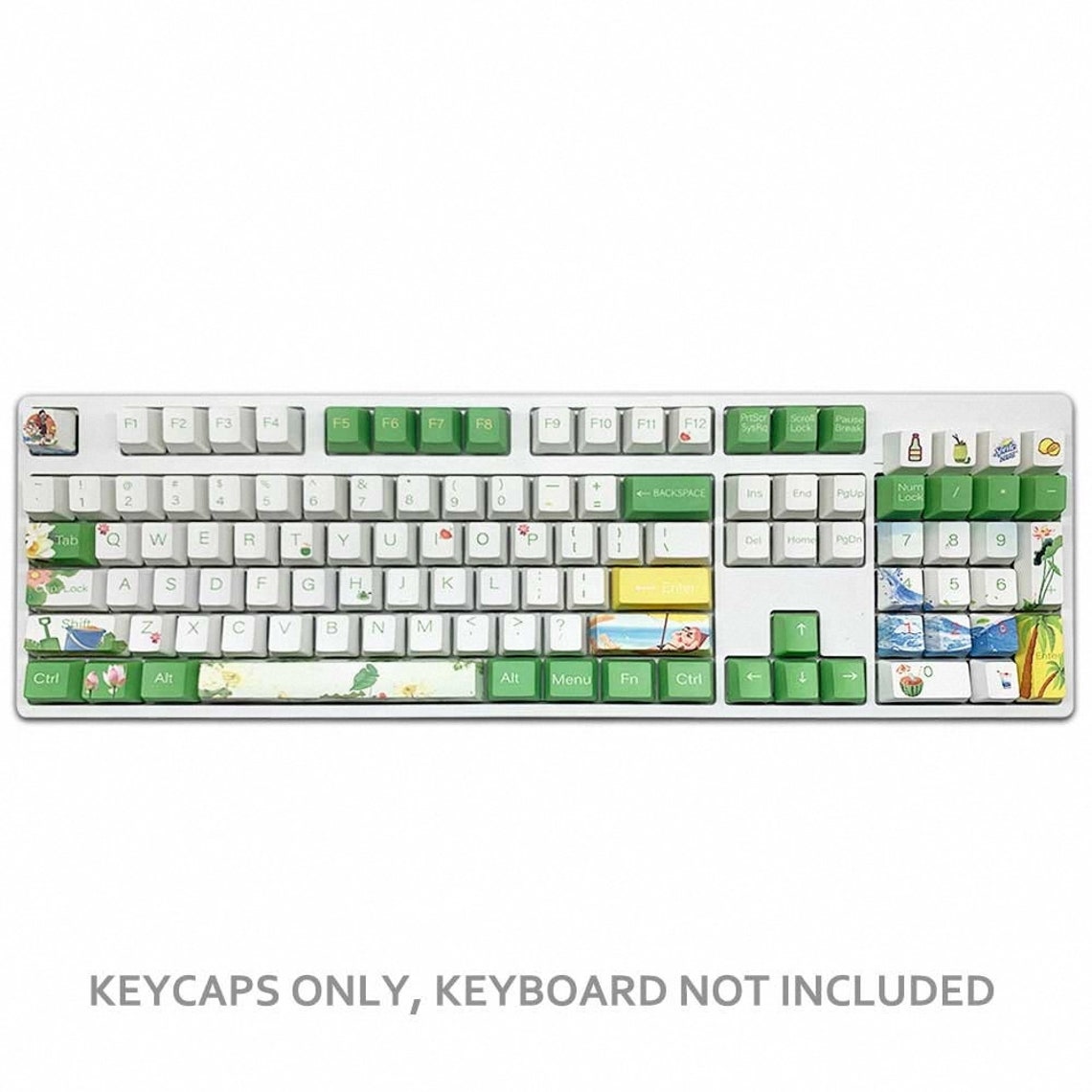 108-key PBT Keycap Dye Sublimation OEM Profile Lotus Protect | Etsy