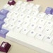 Cute Bunny Keycap Set Cherry Profile Purple White PBT Keycaps - Etsy