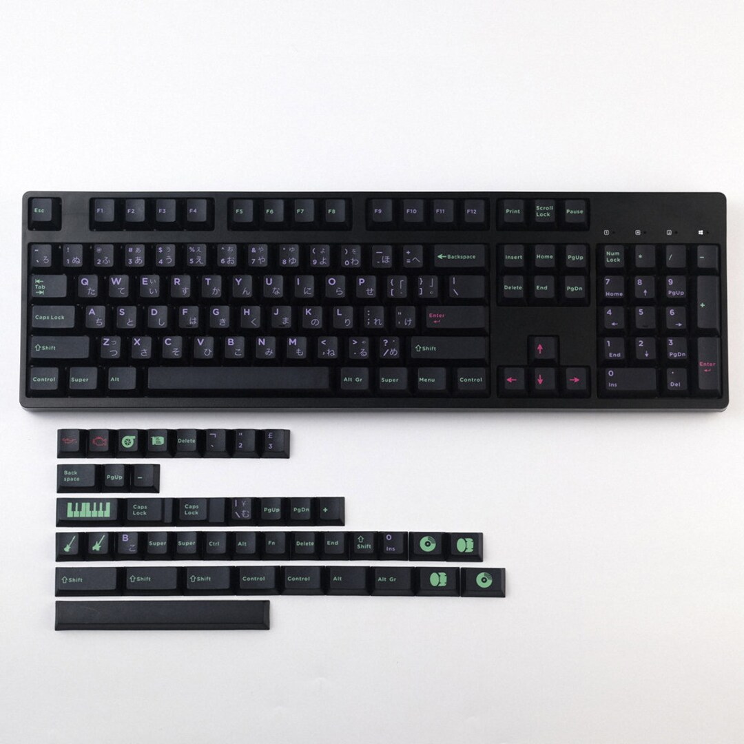 GMK Power Chord Keycap Set 145 Keys Cherry Profile PBT Dye-sub Keycap ...