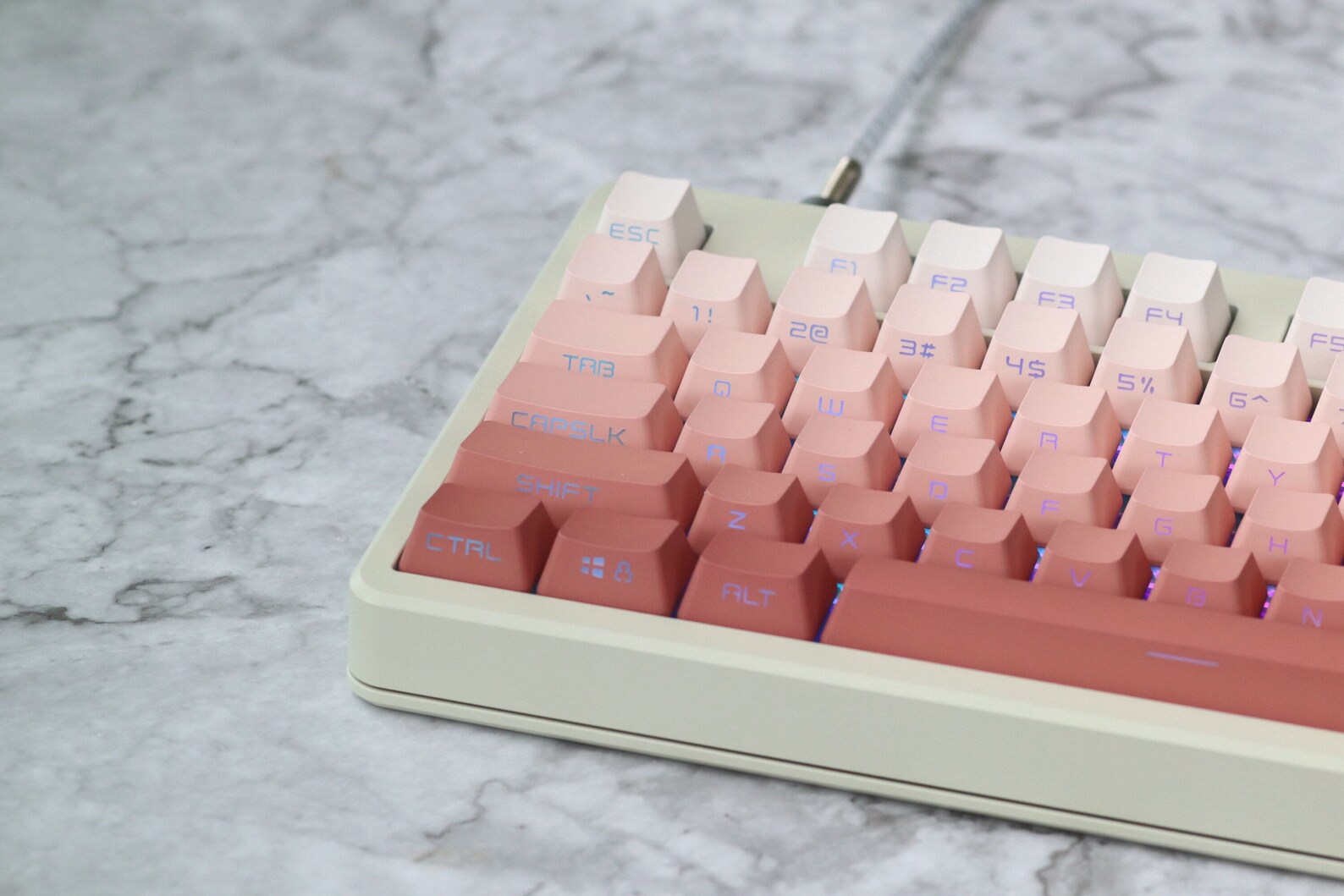 Gradient Pink Keycap Set PBT OEM Keycap for Mechanical Gaming - Etsy