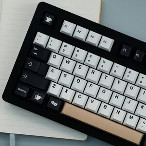 PBT Keycap Set Dye-sub Cherry Profile GMK Cafe Keycaps for Cherry MX ...