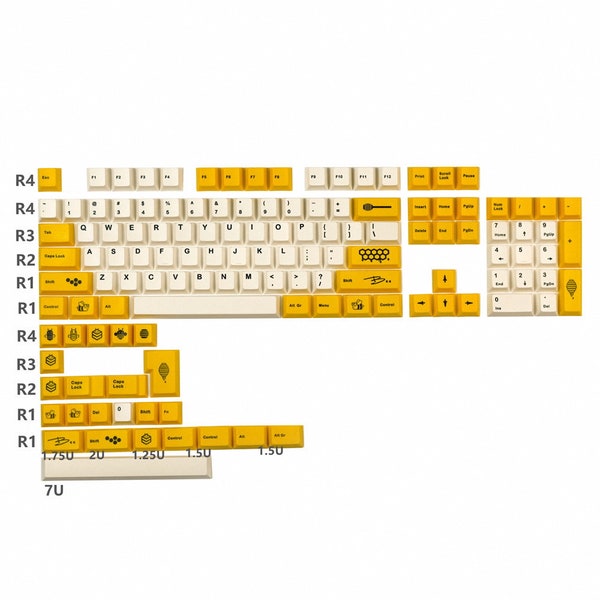 Bee Mechanical Keyboard - Etsy