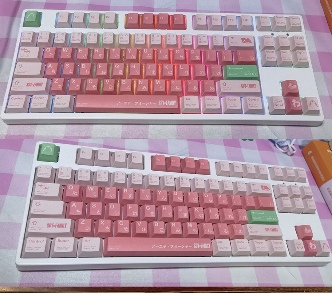 140 Keys XT Design PBT Keycap Set Cherry Keycaps Pink Key Cap for ...