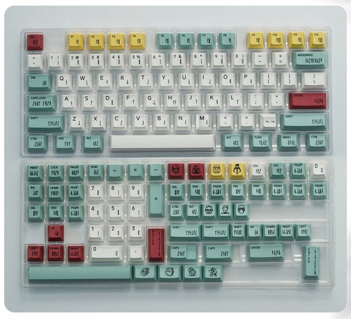 141 Keys Cool Keycap Sets Cherry Profile PBT Dye-sub Keycap - Etsy