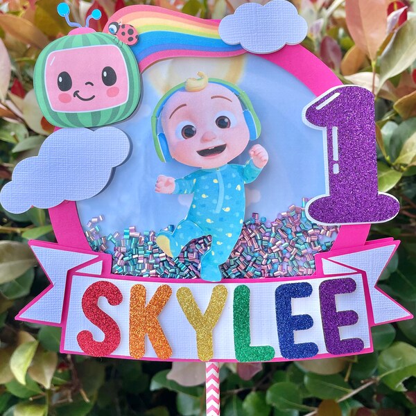 Cocomelon Cake Topper for Girl - Etsy