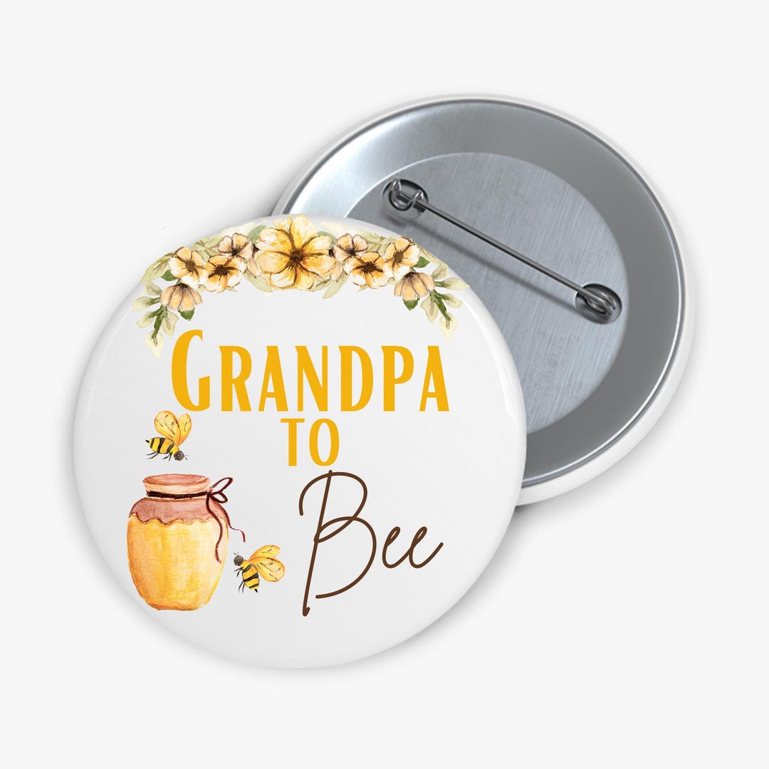 Bee Themed Baby Shower Gender Reveal Party Pins - What Will It Bee ...