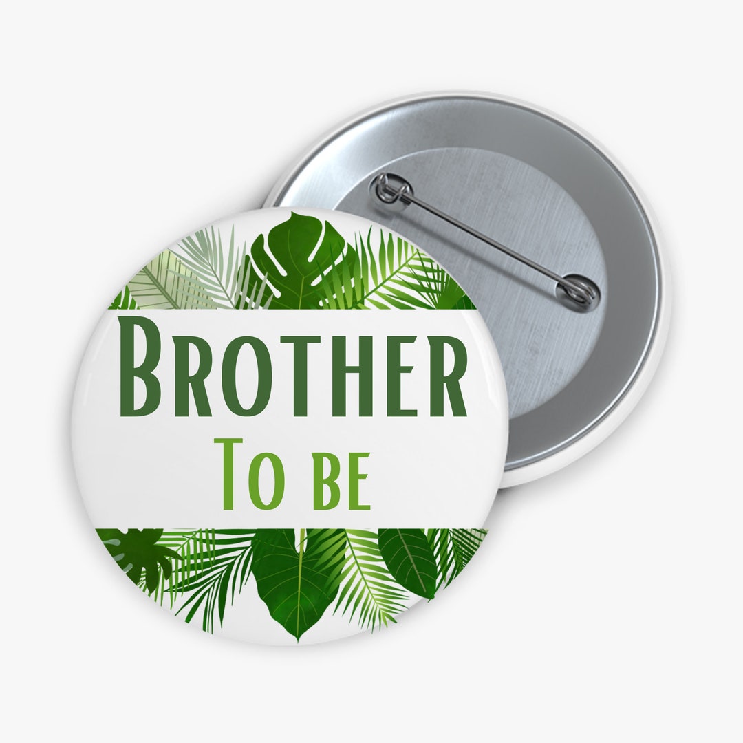 Baby Shower Party Pins, Gender Reveal Pins, Tropical Party, Jungle ...