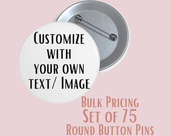 Custom Personalized Design Star Shaped Pinback Button Pins/ Badges With ...