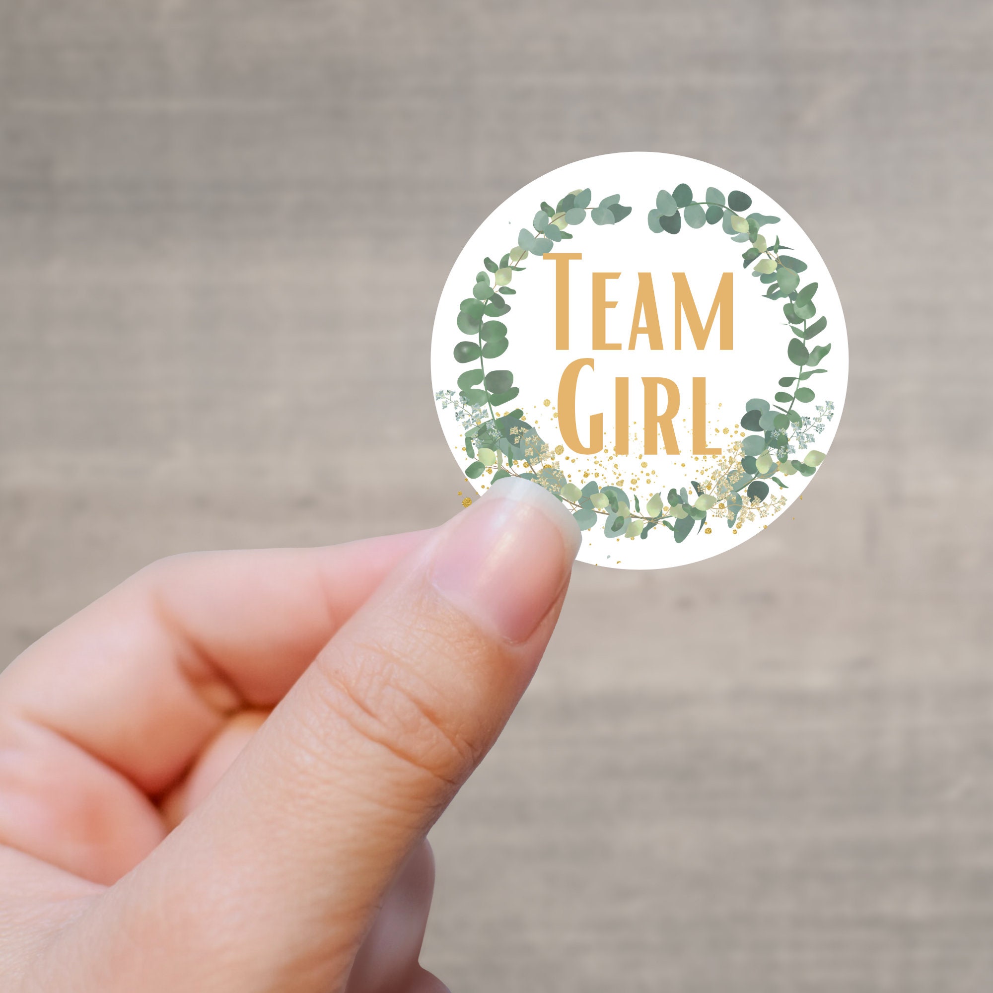 Team Boy Team Girl Gender Reveal Baby Stickers Fall Gender - Etsy