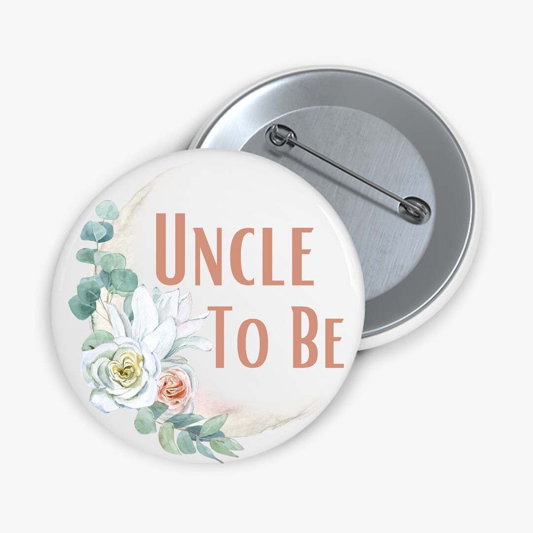 Boho Baby Shower Pins Gender Reveal Party Pins Floral Moon - Etsy