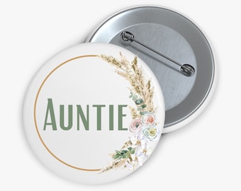 Auntie to Be Pin | Etsy