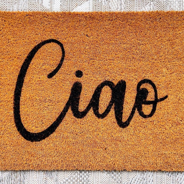 Ciao Doormat - Etsy
