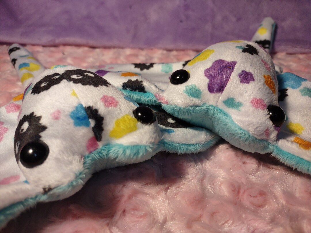 Pastel Candy Stingray Plushie - Etsy