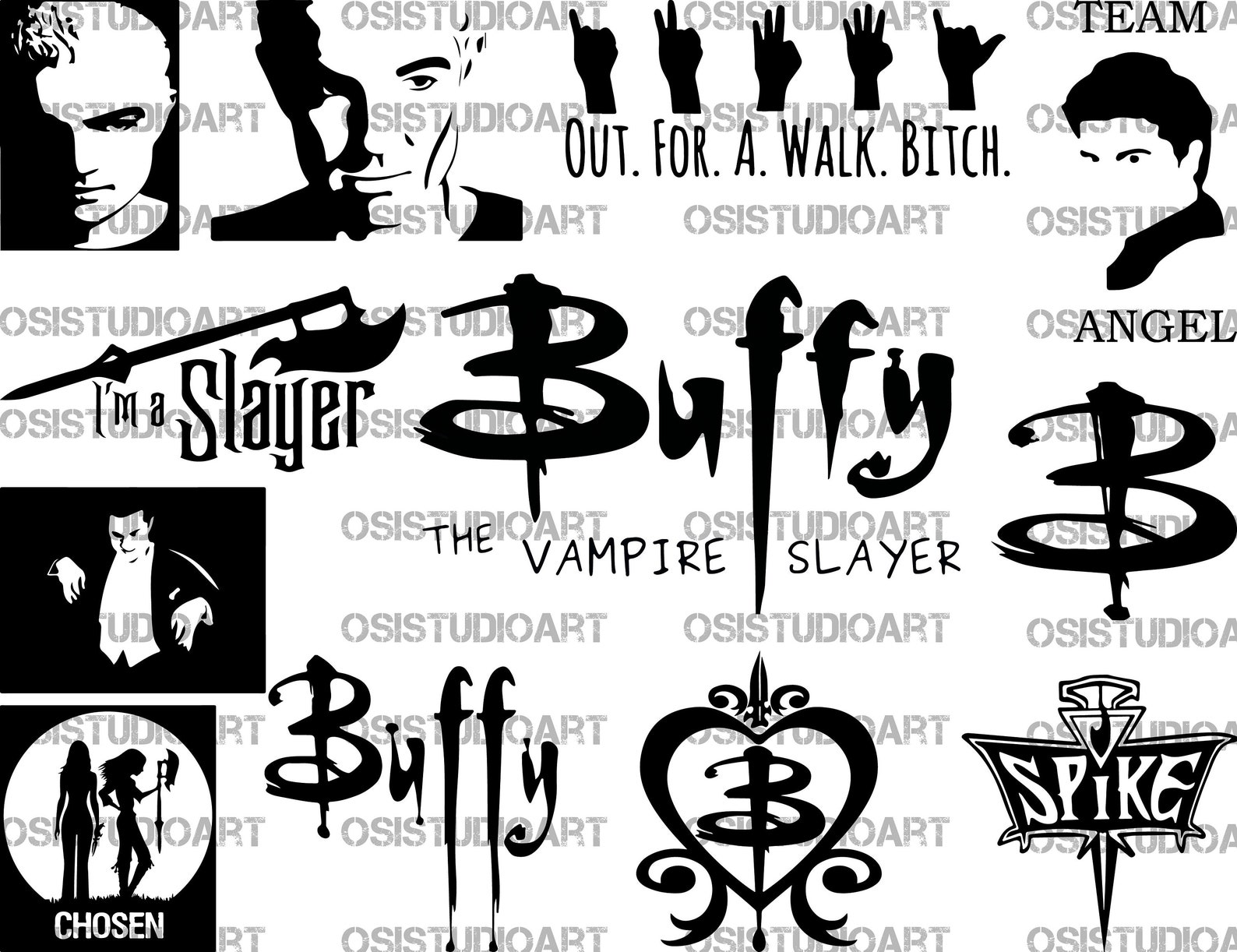 16 Digital SVG / PNG Files | Etsy
