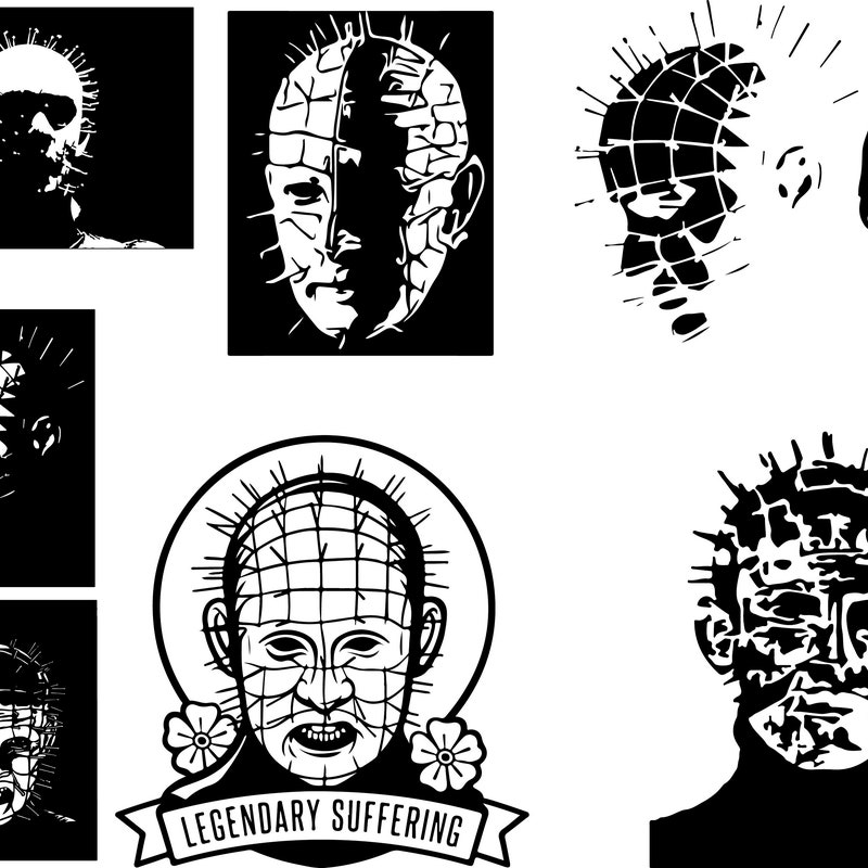 Pinhead Svg - Etsy