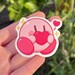 Kirby Heart Sticker | Kirby, Heart, Love, Poyo, Vinyl Sticker, Fanart ...