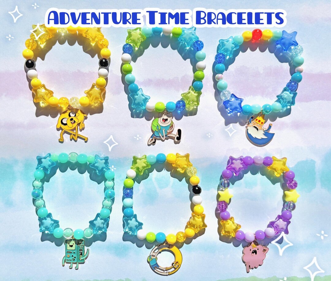 Adventure Time-inspired Charm Bracelets | Adventure Time, Finn, Jake ...