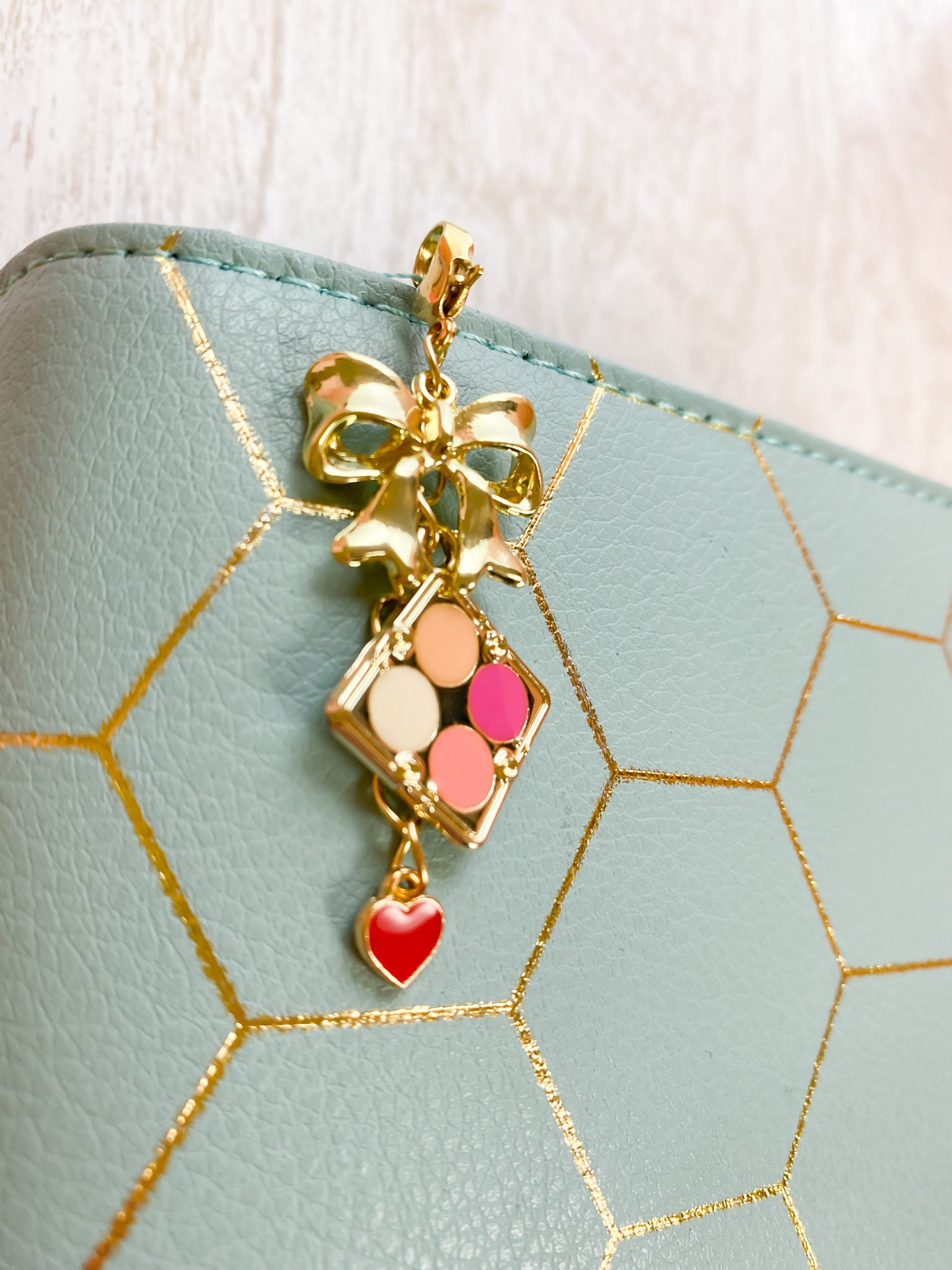 Makeup Dangle Charm, Makeup Charm, Makeup Palette, Dangle Charm, Heart ...