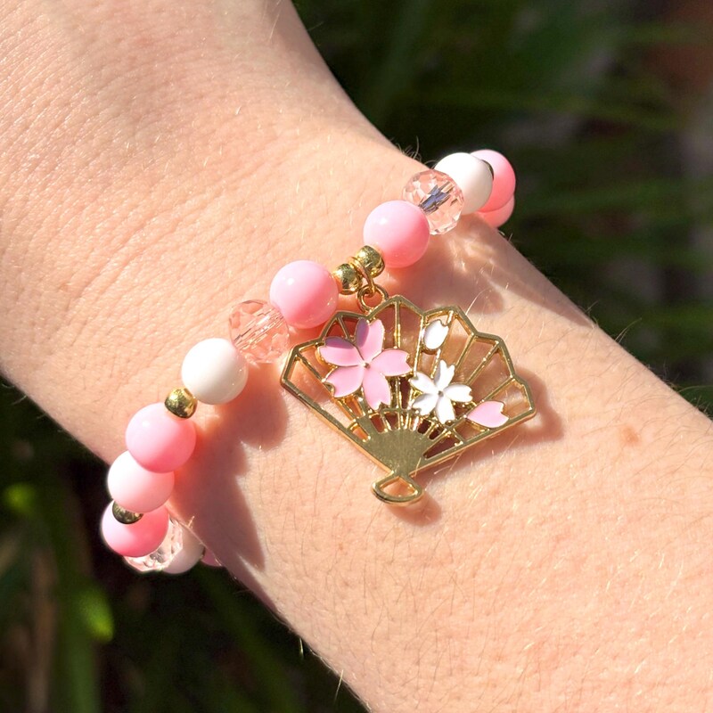 Japanese Fan Charm - Etsy