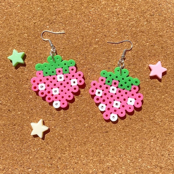 Perler Bead Earrings - Etsy