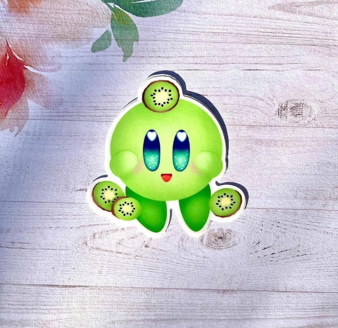 Kiwi Kirby Sticker | Poyo, Kiwi Sticker, Kirby, Cute, Sticker, Kiwi ...