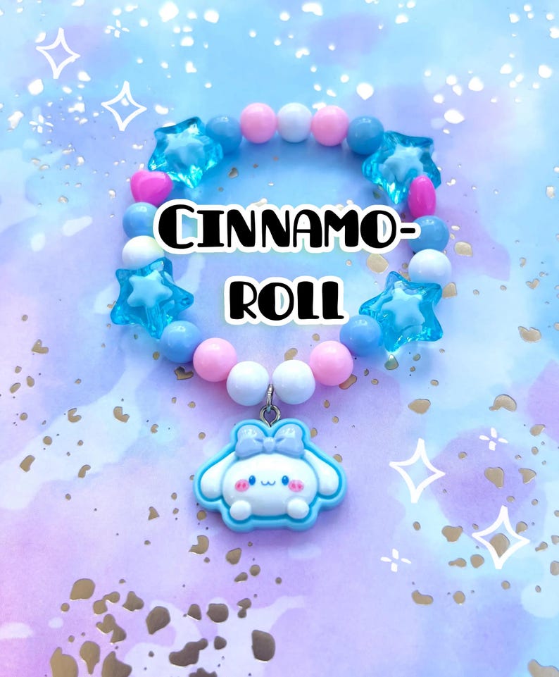 Sanrio-inspired Charm Bracelets | Kitty, Bunny, Frog, Dog, Cat, Brand ...