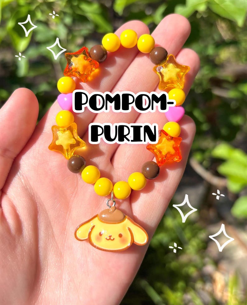 Sanrio-inspired Charm Bracelets | Kitty, Bunny, Frog, Dog, Cat, Brand ...