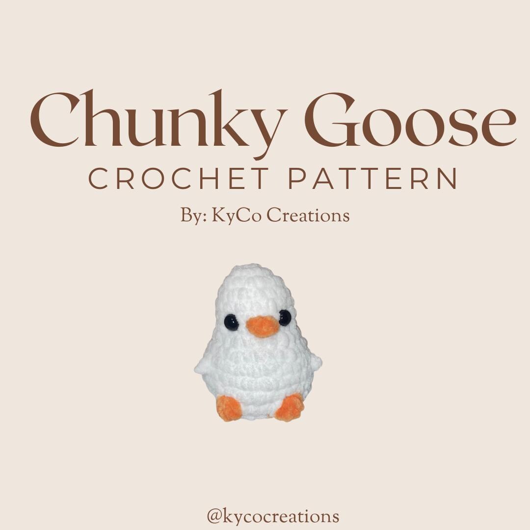Chunky Goose Crochet Pattern - Etsy