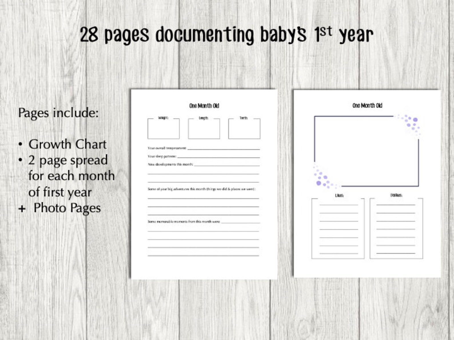 Printable Child Memory Book Baby Memory Book Toddler - Etsy