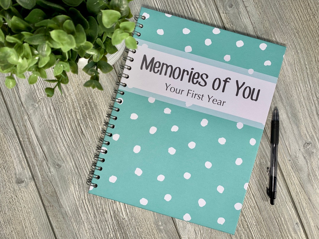 Baby Memory Book Child Memory Book Personalized Baby Book First Year ...