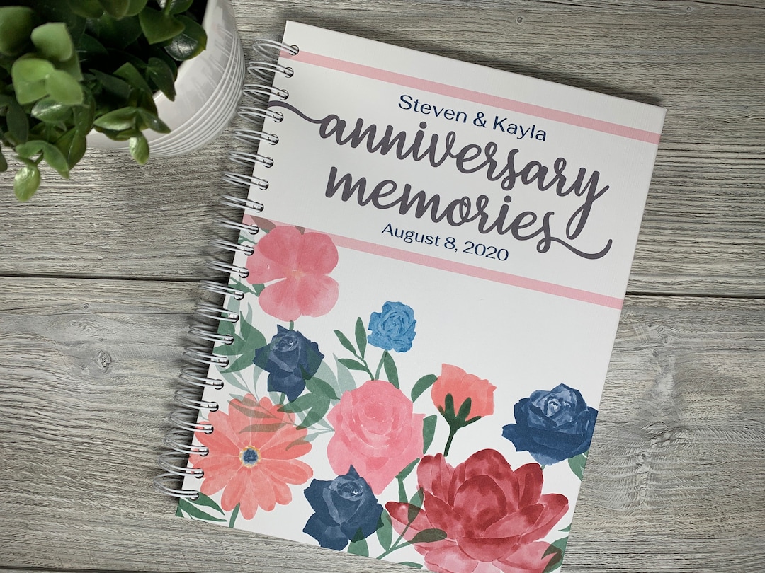 Anniversary Memory Book Anniversary Album Anniversary Book - Etsy