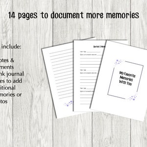 Printable Child Memory Book | Baby Memory Book | Toddler Memory Book ...