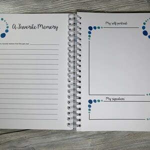 Birthday Memory Book Child Birthday Book Annual Birthday - Etsy