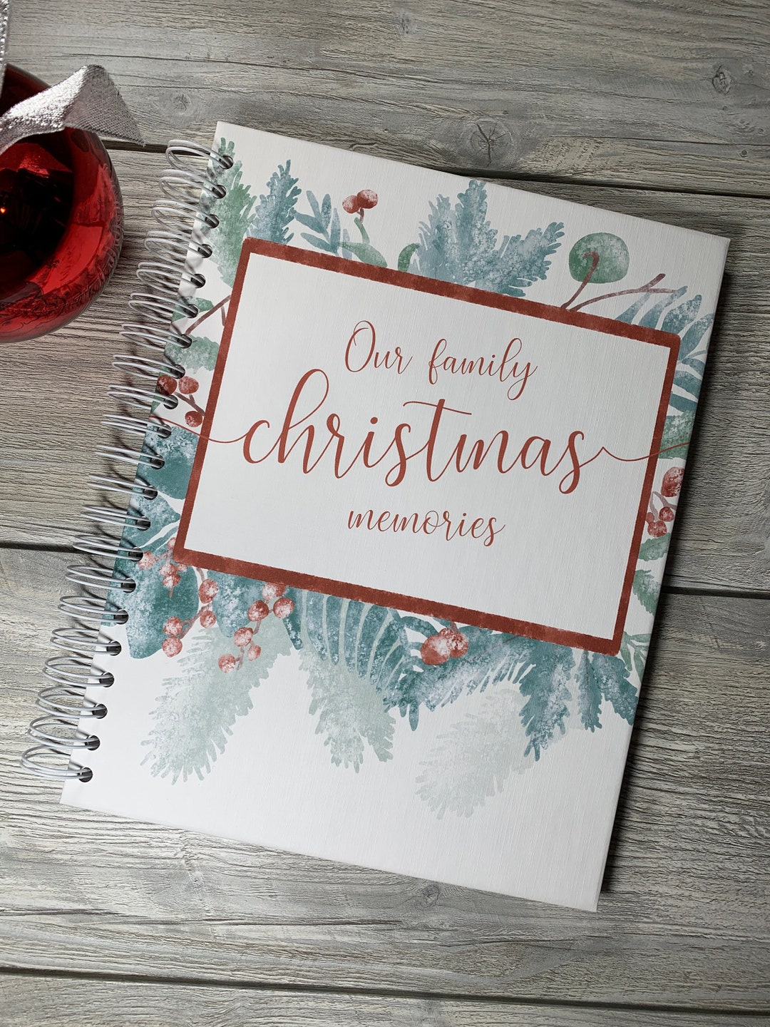 Christmas Memory Book | Family Christmas Book | Christmas Gift ...