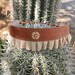 Western Rustic Wedding Custom Leather and Burlap Garter, Hand Crafted ...