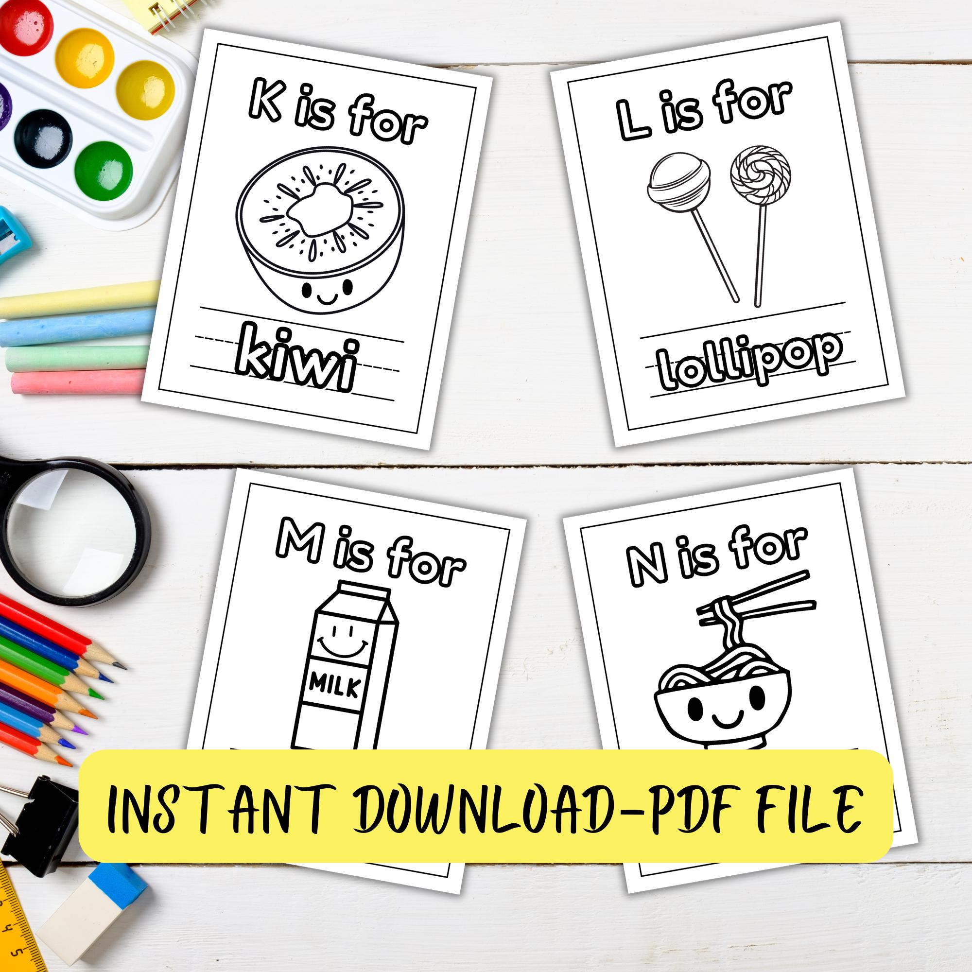 Coloring Pages for Preschoolers Alphabet Coloring Pagesabc Coloring ...