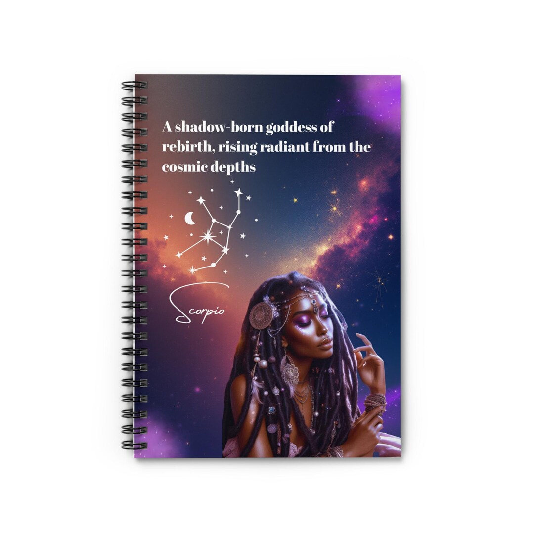 Scorpio Zodiac Journal | Astrology Notebook | Scorpio Gift | Ruled Line ...