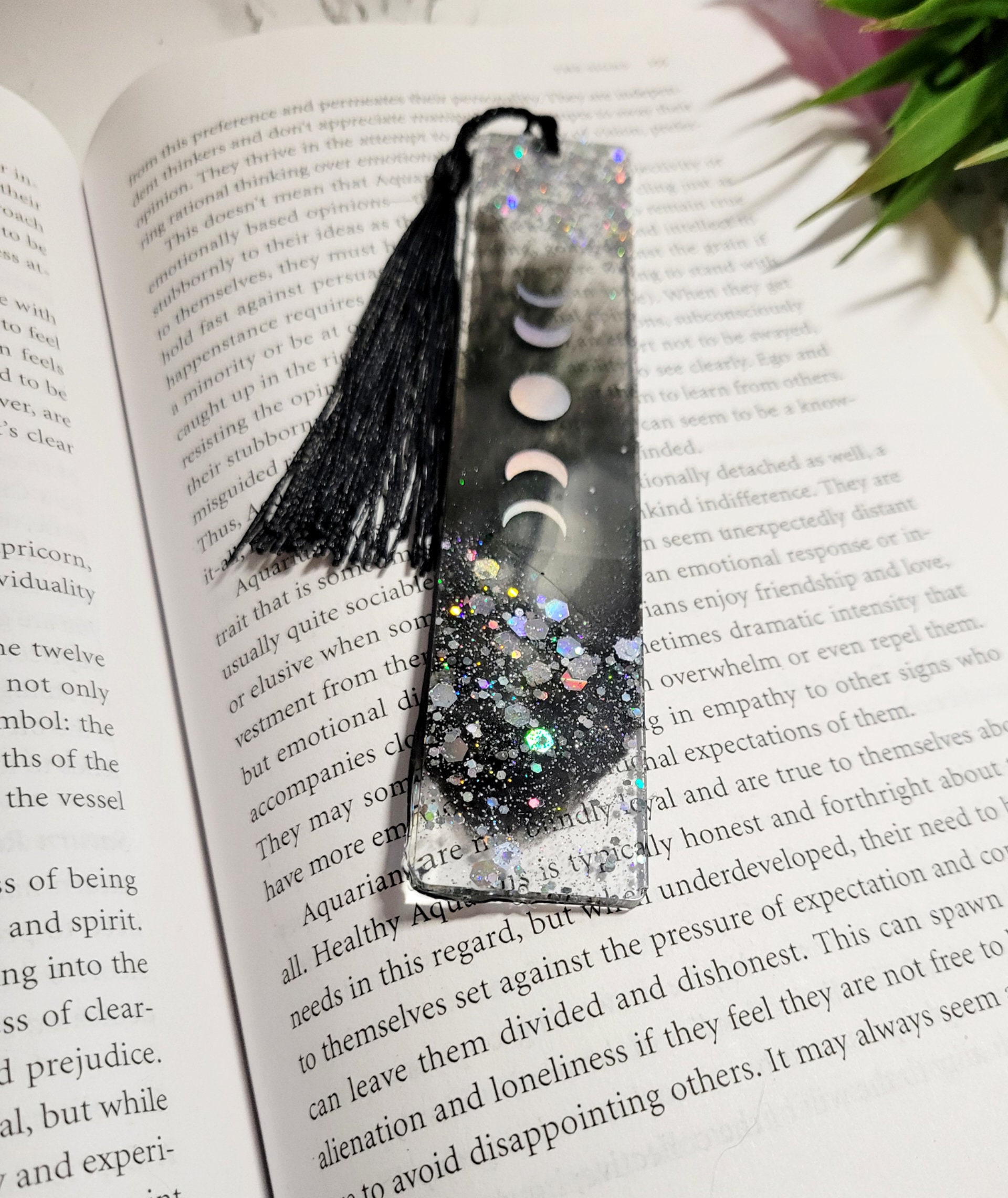 Moon Phase Bookmark - Etsy