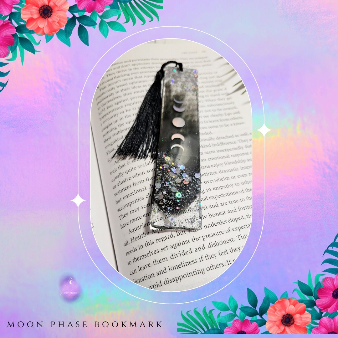 Moon Phase Bookmark - Etsy