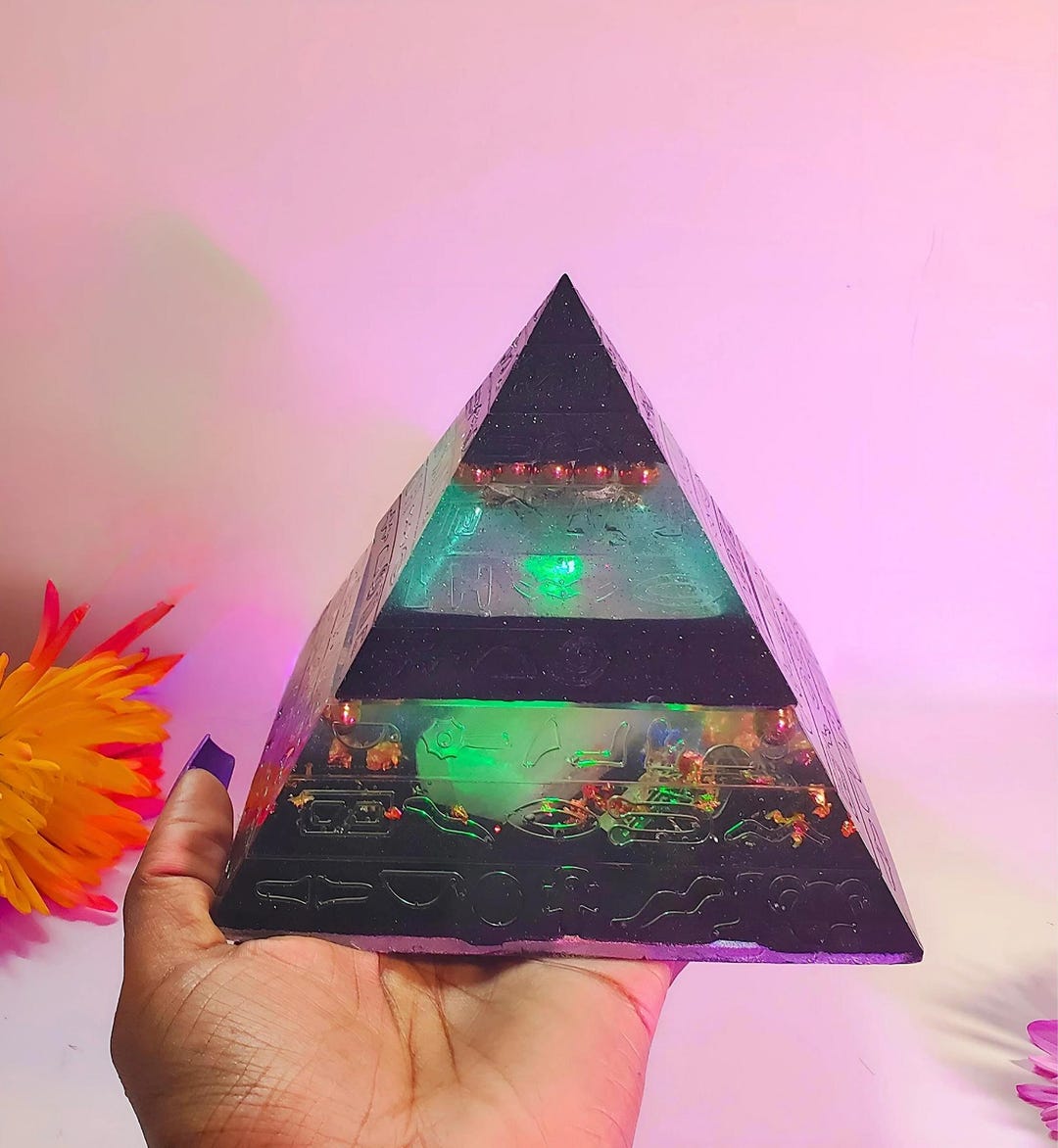 Pyramid Trinket Box Home Organizer Storage Box-jewelry Box - Etsy