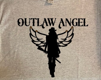 Outlaw Angel Shirt - Etsy