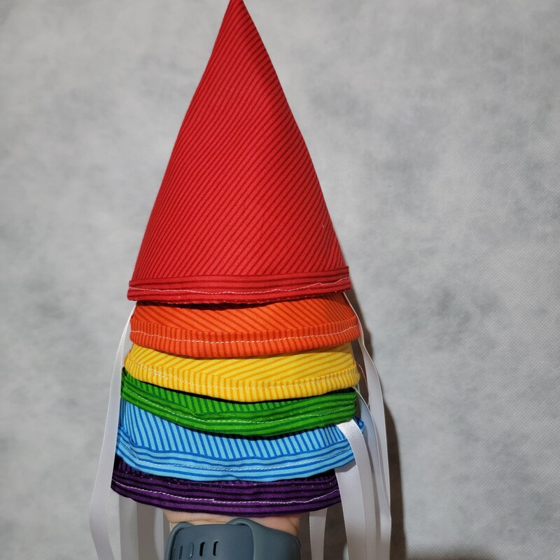 Rainbow Party Hat - Etsy