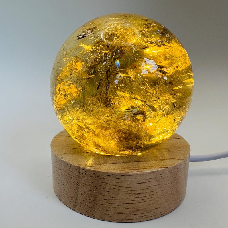 Xl Rainbow Clear Sphere - Etsy