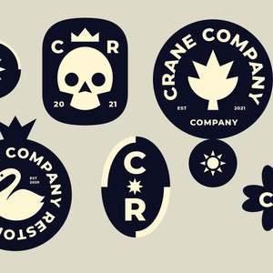 Badge Builder Bundle 1 | Instant Download | Simple Vector | Text ...