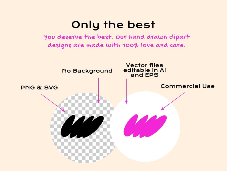 Ultimate Shapes Clipart Bundle, Handrawn Abstract Shape, SVG Clipart ...