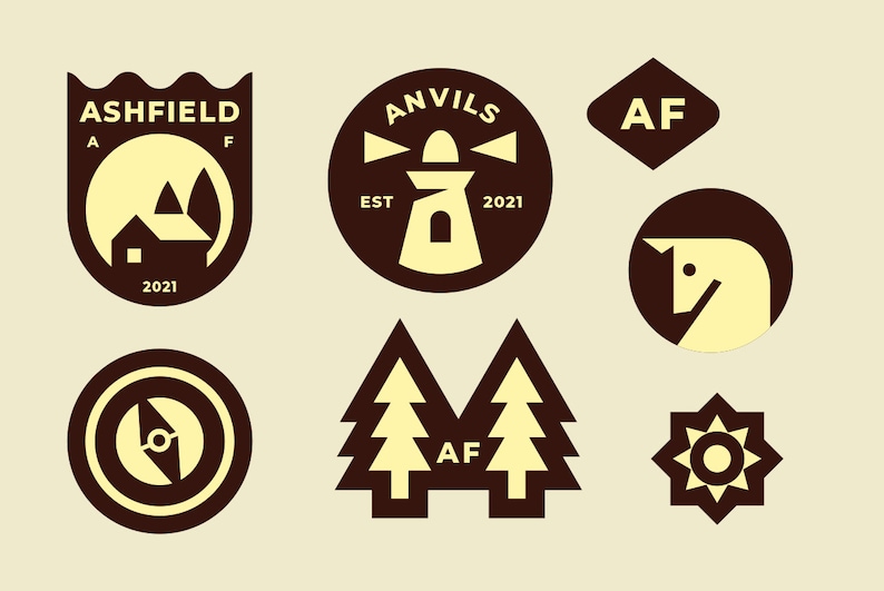 Badge Builder Bundle 2 | Instant Download | Simple Vector | Text ...