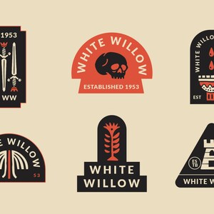 Premade Badge Design, Instant Download Simple Badge, Text Badge ...