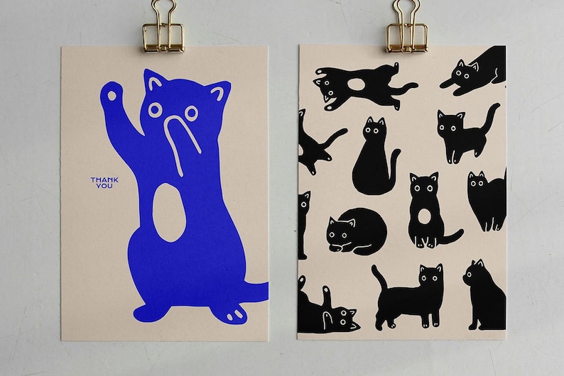 Cats Clipart Bundle, Vector Kittens, Handrawn Cat PNG and SVG Files ...