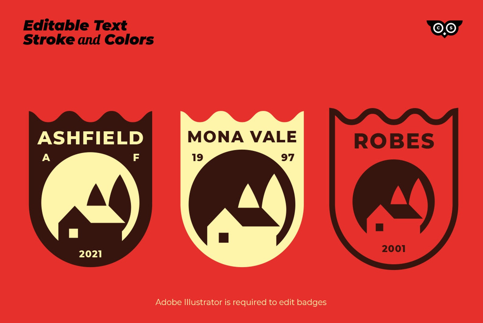 Badge Builder Bundle 2 | Instant Download | Simple Vector | Text ...